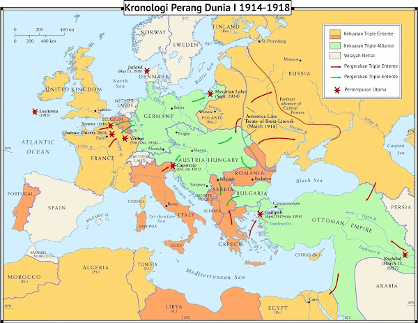 Kronologi Jalannya Perang Dunia I Hingga Akhir Kekalahan Jerman